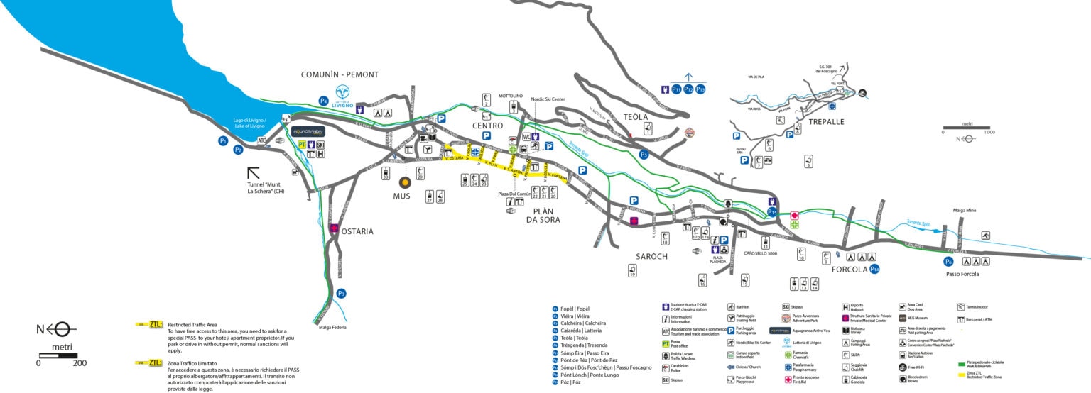 Lift and slope maps | Skipass Livigno